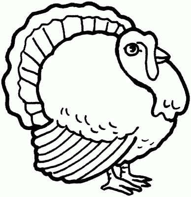 Indyki - Kolorowanki do druku